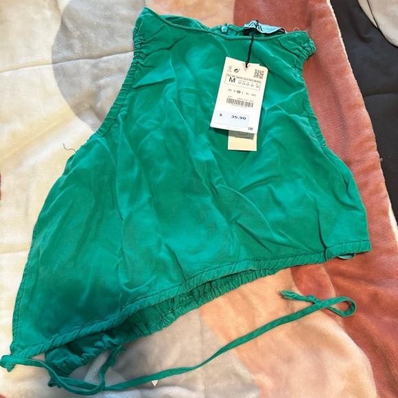 Zara | Tops | Bn Zara Asymmetrical Top | Poshmark